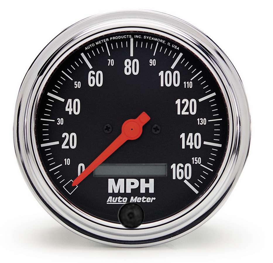 Speedometer - Traditional Chrome - 160 MPH - Electric - Analog - 3-3/8 ...