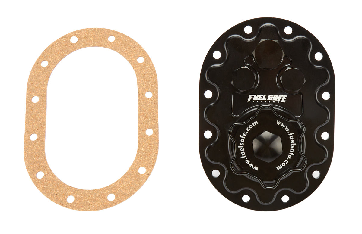 Fuel Cell Filler Plate - Top Fill - Threaded Cap - 12-Bolt Flange - Ro ...